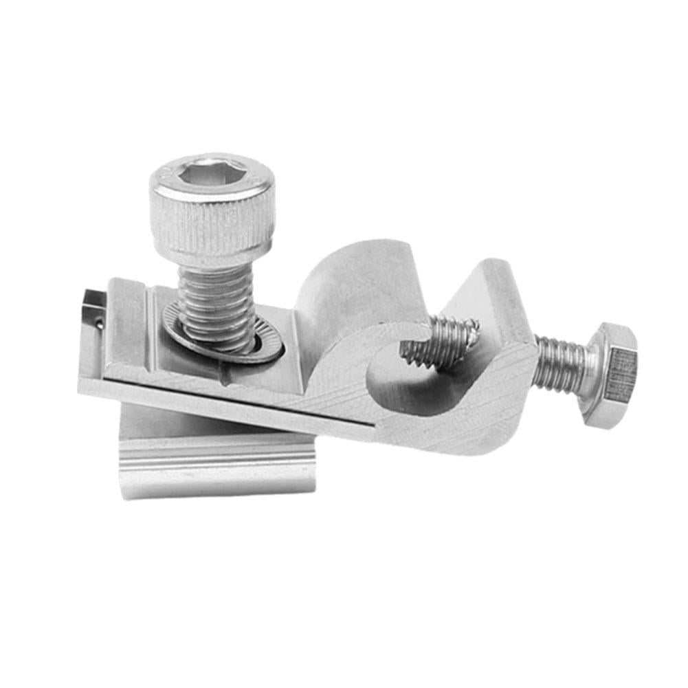 SSRoirvbb Solar End Clamp Adjustable Solar Panel Bracket Clamp Covers ...