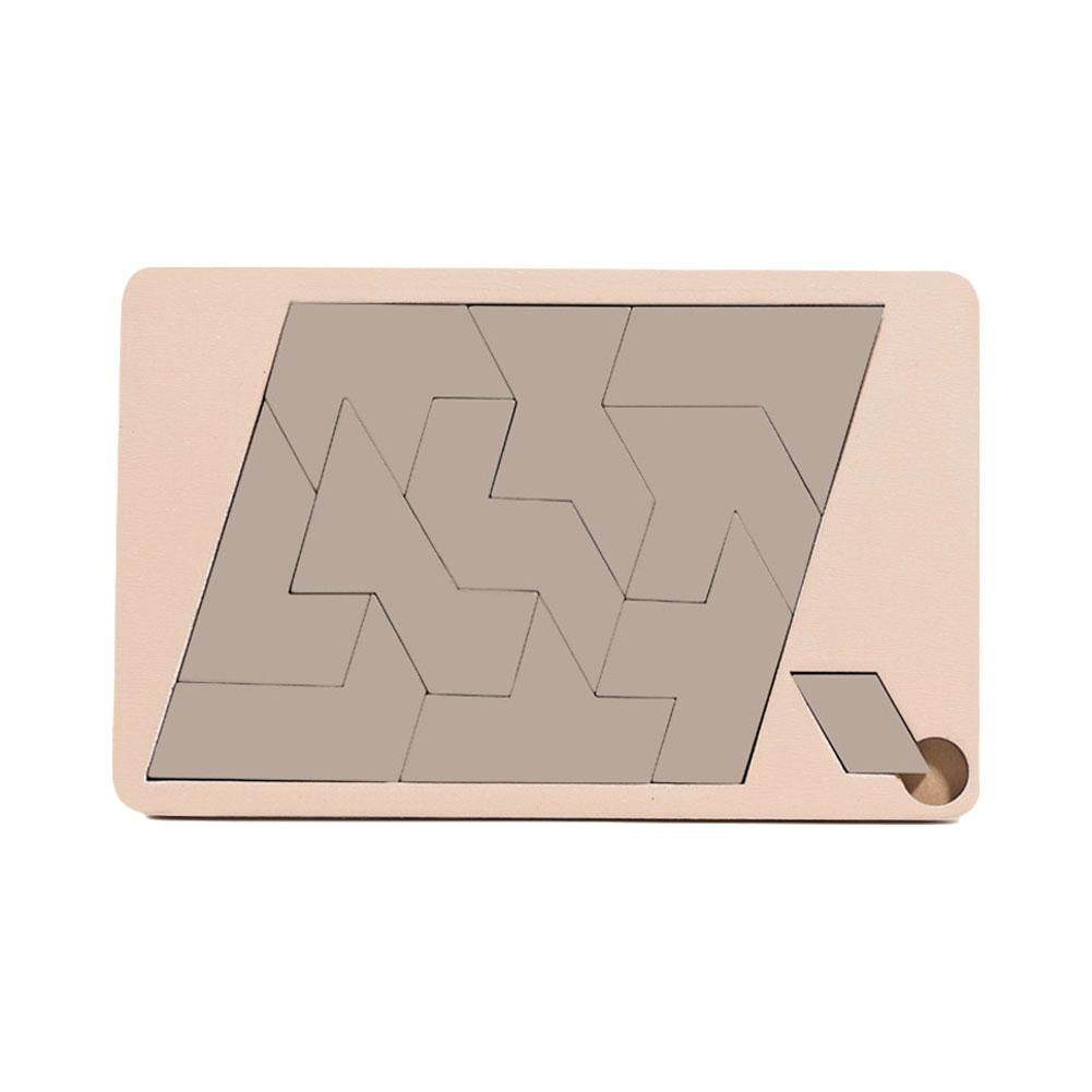 SSRoirvbb Wooden Tangram Brain Teaser Puzzle Educational Developmental ...