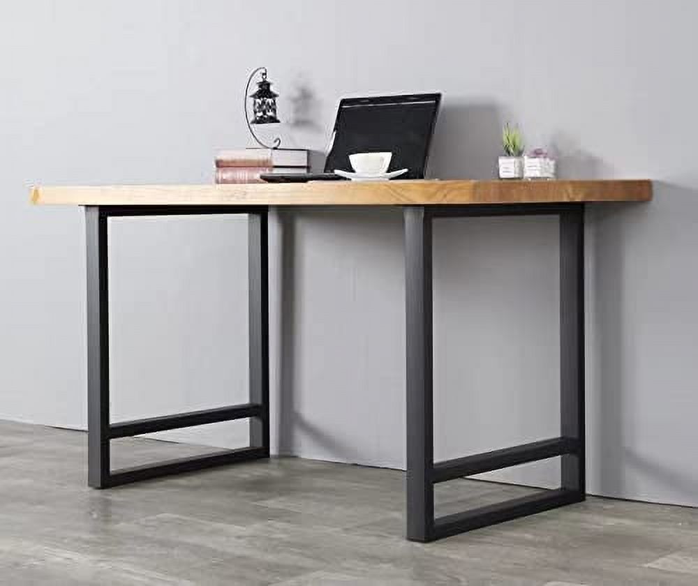 SSS Furniture Set of 2 Table Legs Metal Heavy Duty Square Tube Iron ...