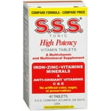 SSS SSS Tonic Vitamin Tablets, 40 ea - Walmart.com