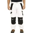 SSS White Pants for Men Construction Decorators Painters Pants Relaxed ...