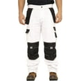 SSS White Pants for Men Construction Decorators Painters Pants Relaxed ...