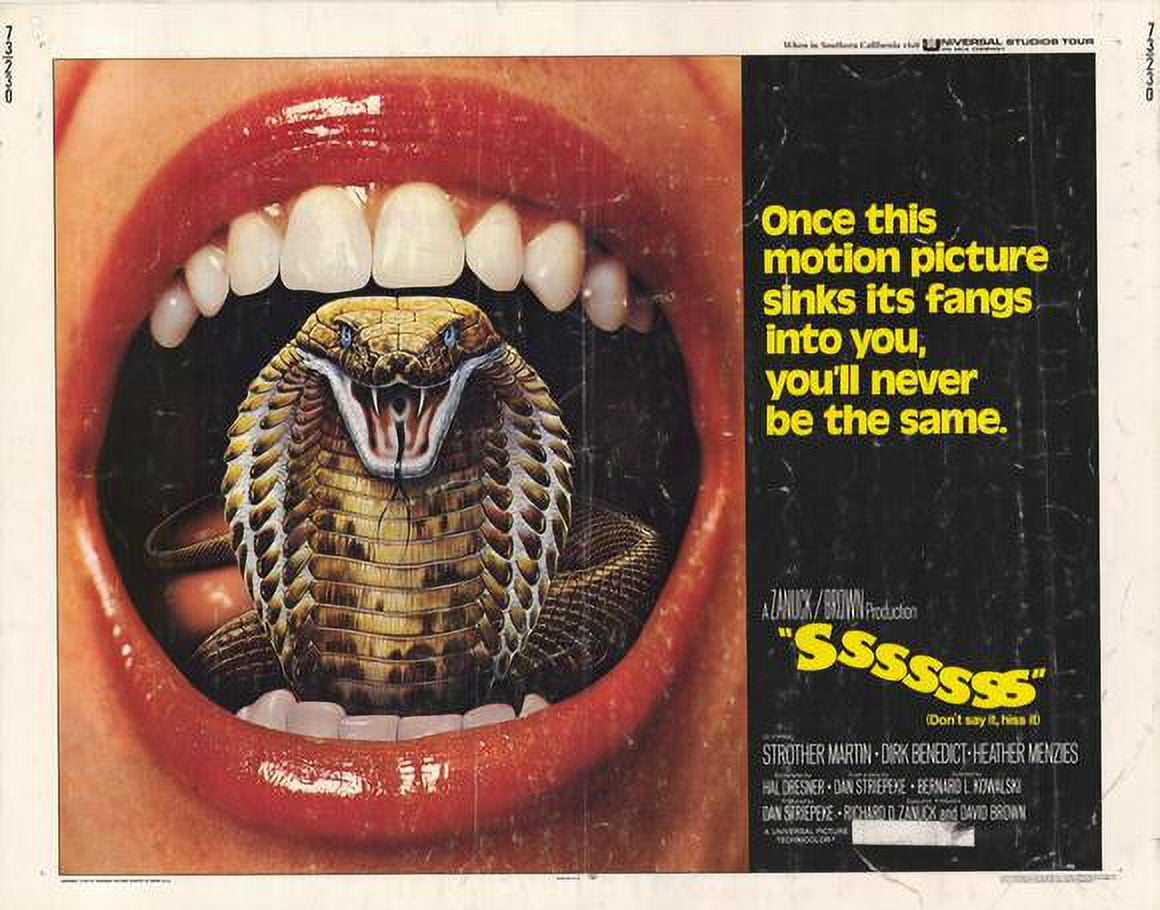 SSSSSSS - movie POSTER (Style A) (11" x 14") (1973) - Walmart.com