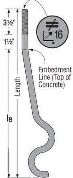 SSTB24 Anchor Bolt - Walmart.com