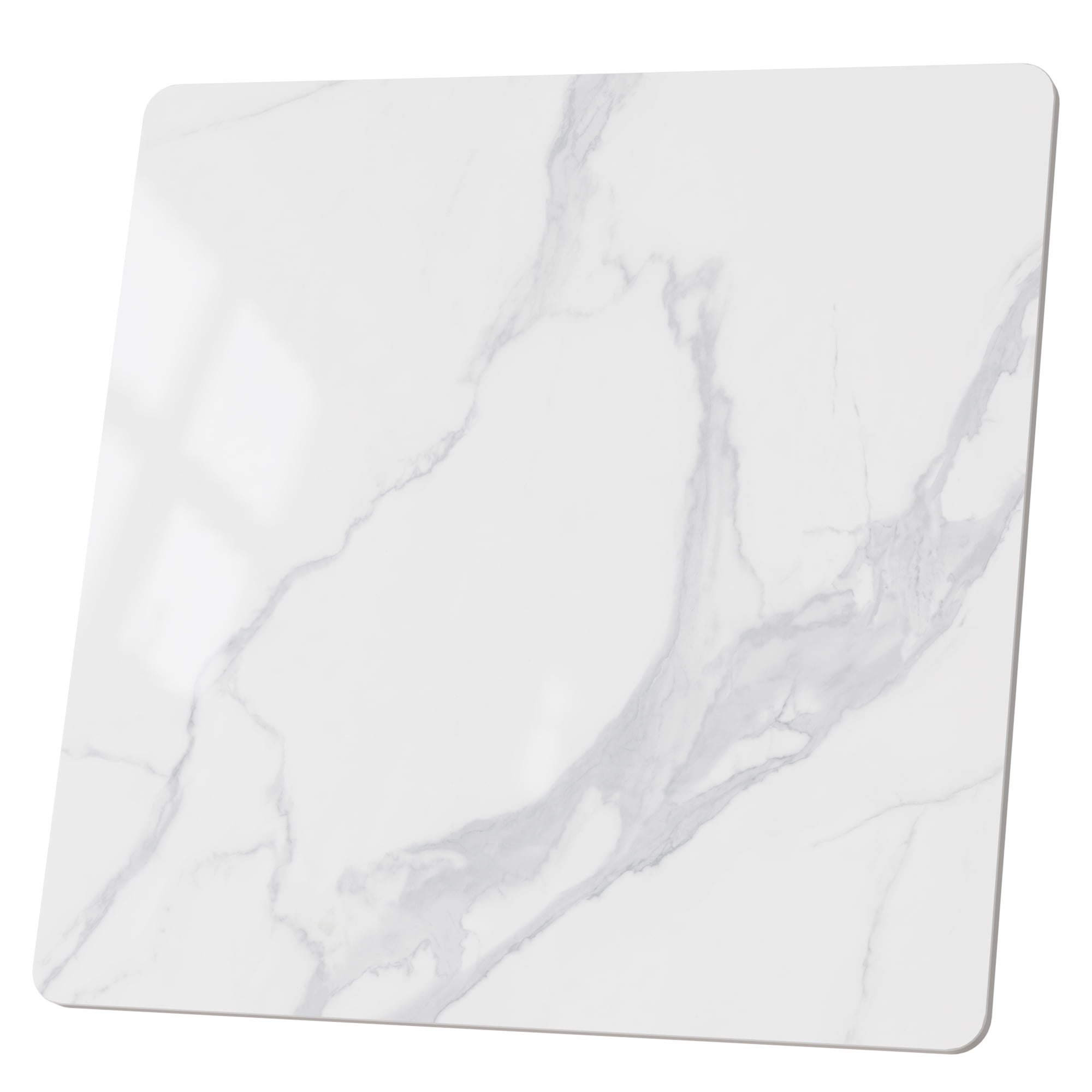 SSTBLEV Square Table Top, 35.4” White Sintered Stone Tabletop, DIY ...
