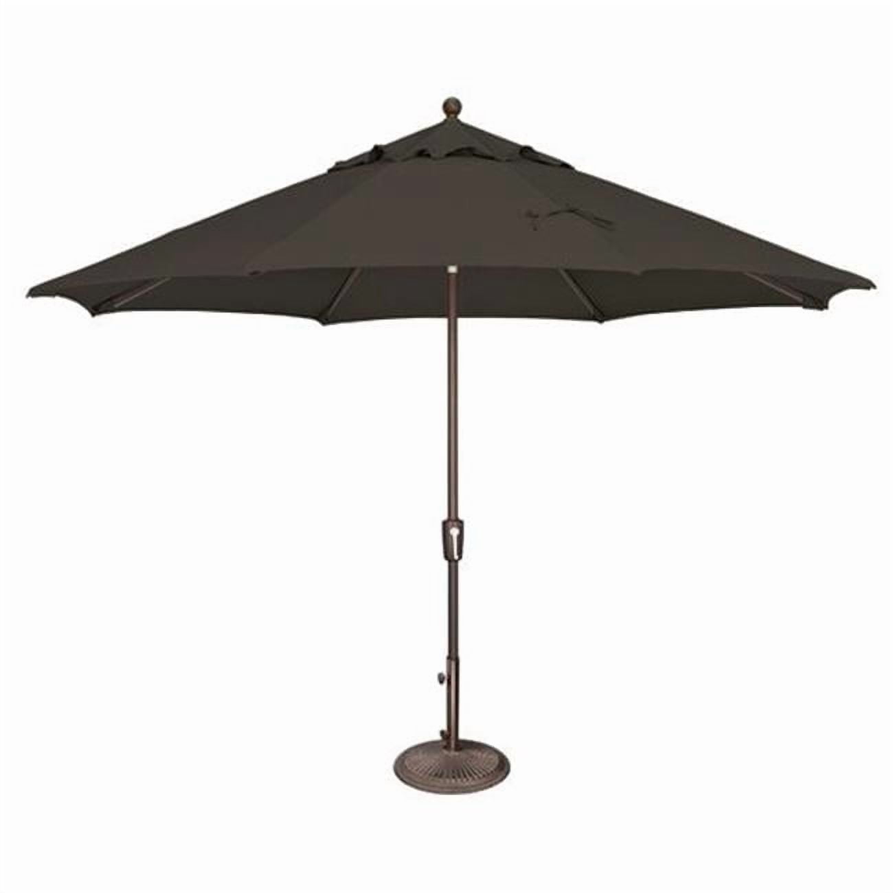 SSUM92-1109-D2408 11 ft. Catalina Octagon Push Button Umbrella - Black ...