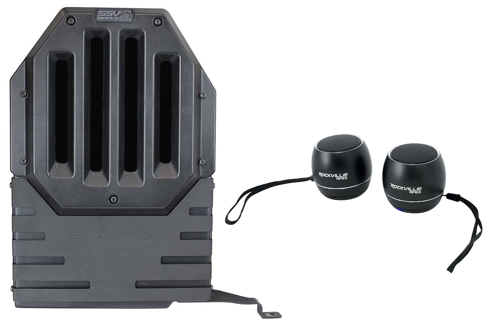 SSV 10" Subwoofer Box Sub Enclosure For 2017-Up Jeep Wrangler JL 4 Door ...