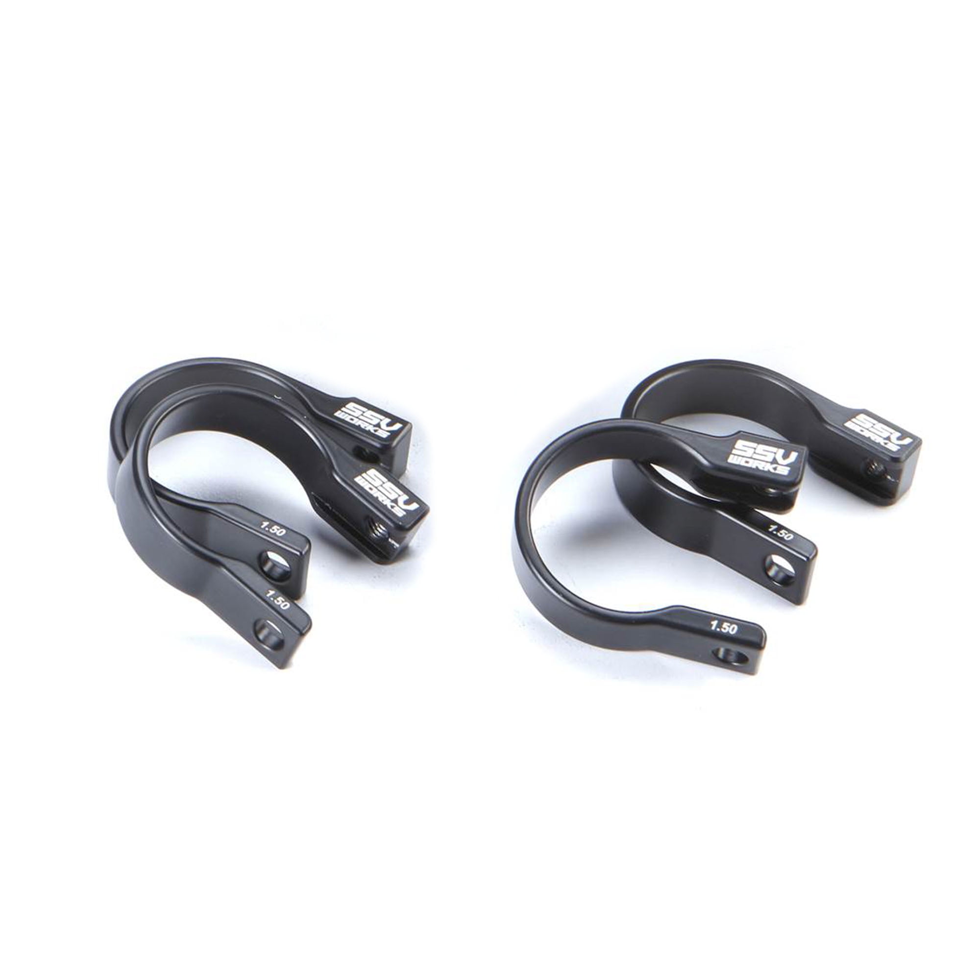 SSV Works 1.75" Dual Ring Clamps compatible with SSVV Works Cage Mount Speaker Pods ...