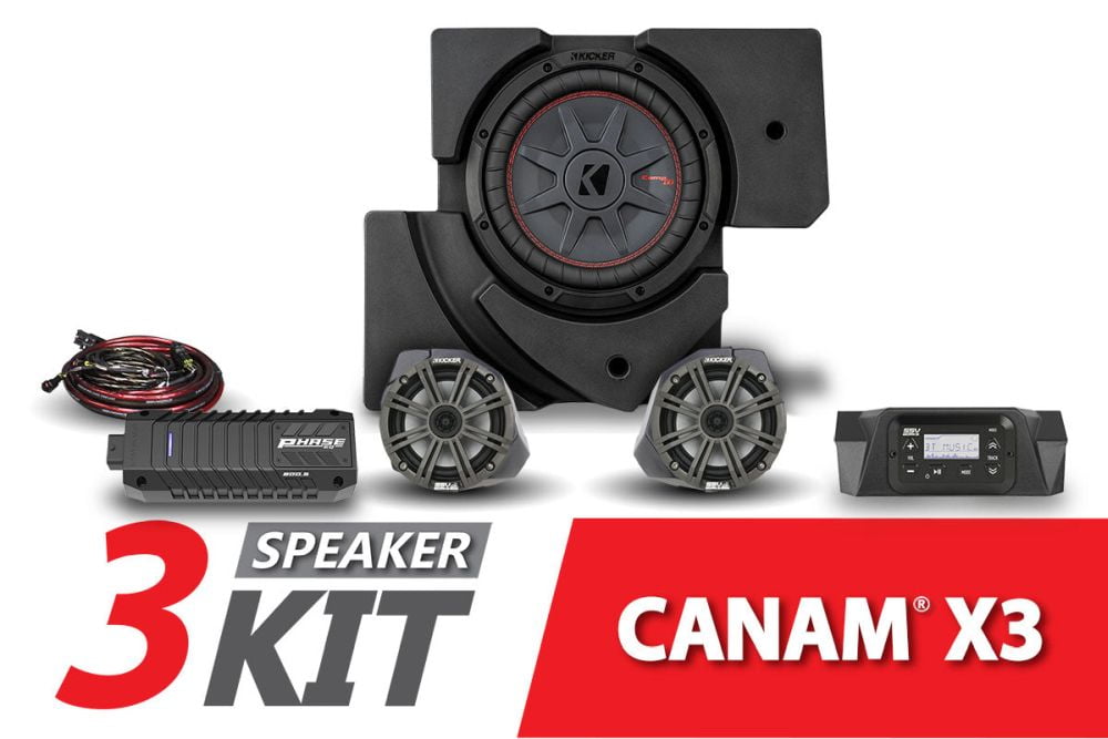 Ssv Works 220-X32-Q3K3 3 Speaker Kicker Kit - Walmart.com