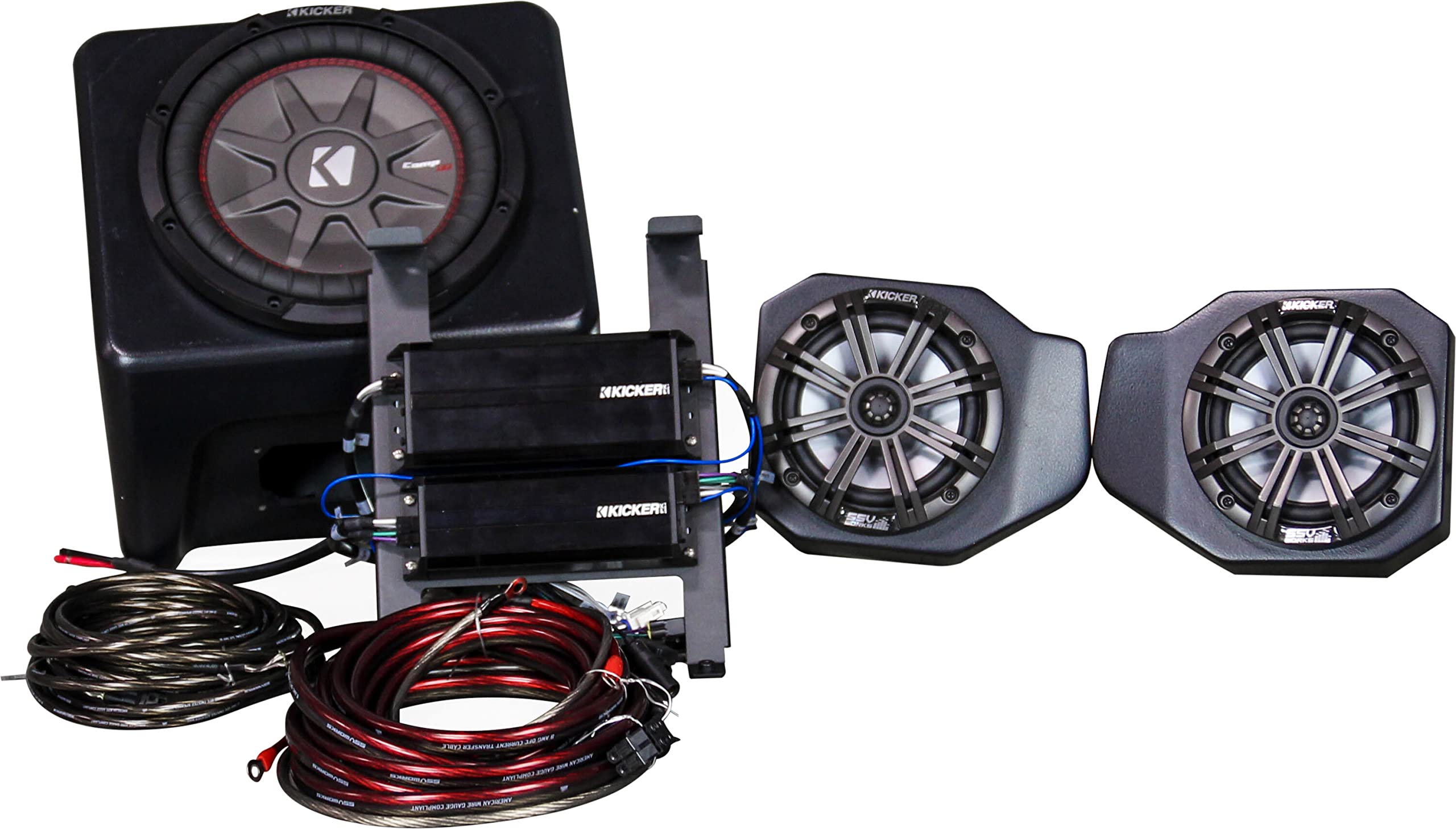SSV Works RG4-3KRC 3 Speaker Kicker Kit - Walmart.com