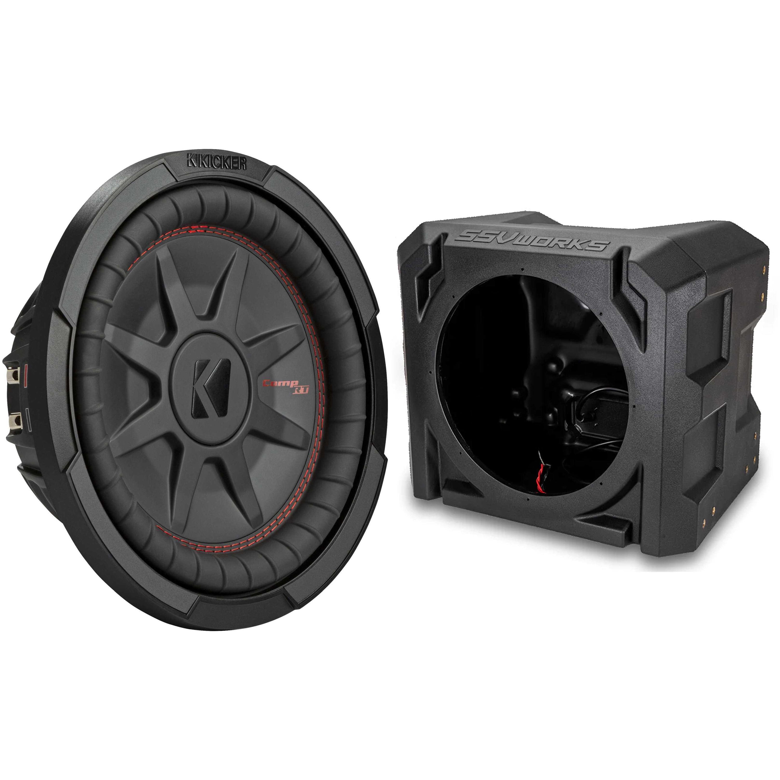 SSV Works US-10U Universal 10" Subwoofer Enclosure with 48CWRT102 10 ...