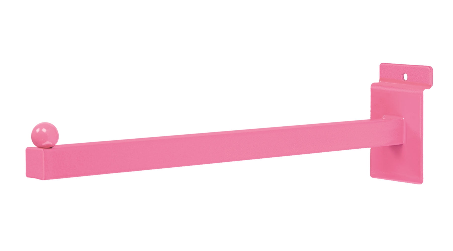 SSWBasics 12 inch Square Straight Hot Pink Faceout for Slatwall - Pack ...