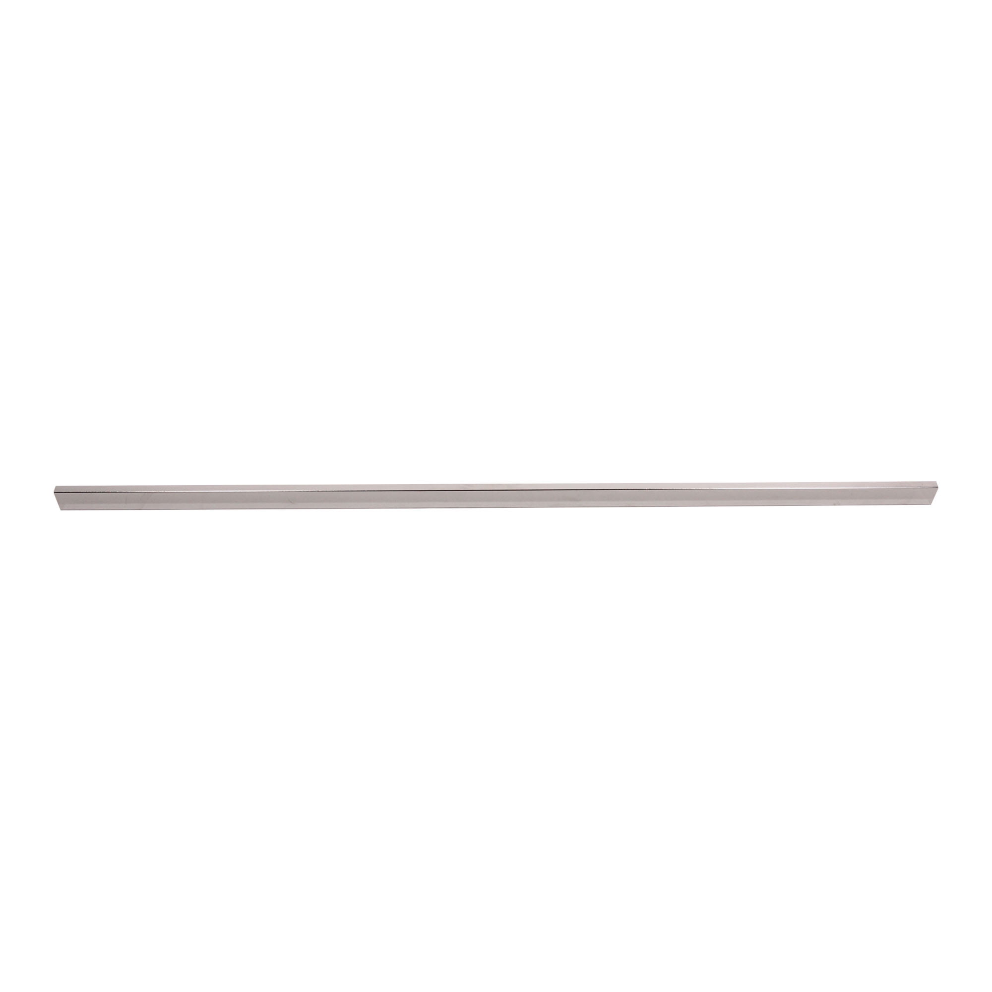 SSWBasics 4 foot Chrome Dimensional ½ x 1 ½ inch Hangrail - Set of 2 ...
