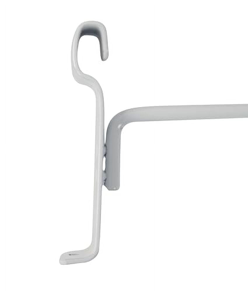 SSWBasics 6 Inch White Grid Wall Hooks for Retail, Thrift, Boutique ...