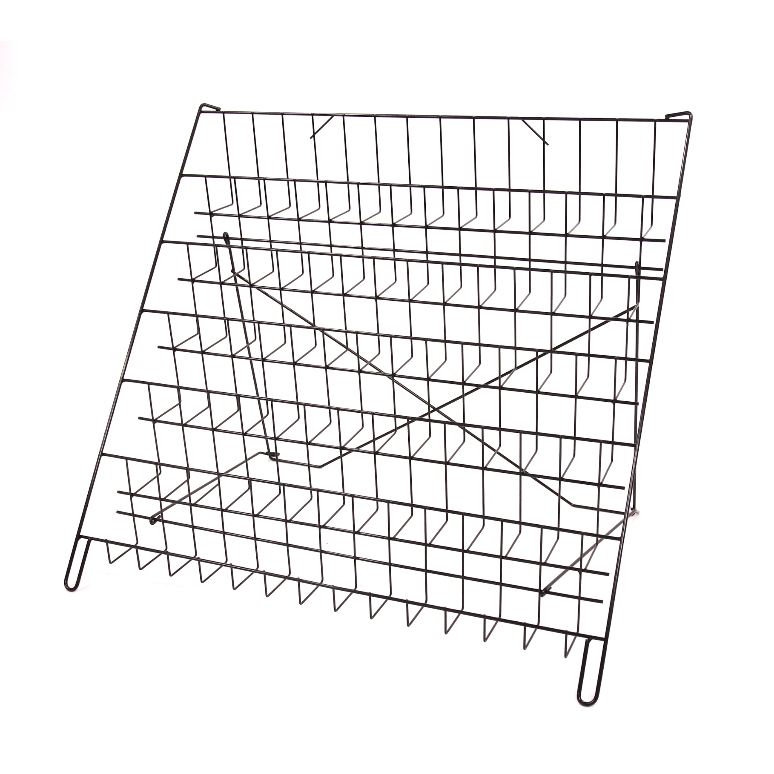 SSWBasics 6-Tier Black Wire Countertop Rack - 22"H x 29½”W x 18"D ...