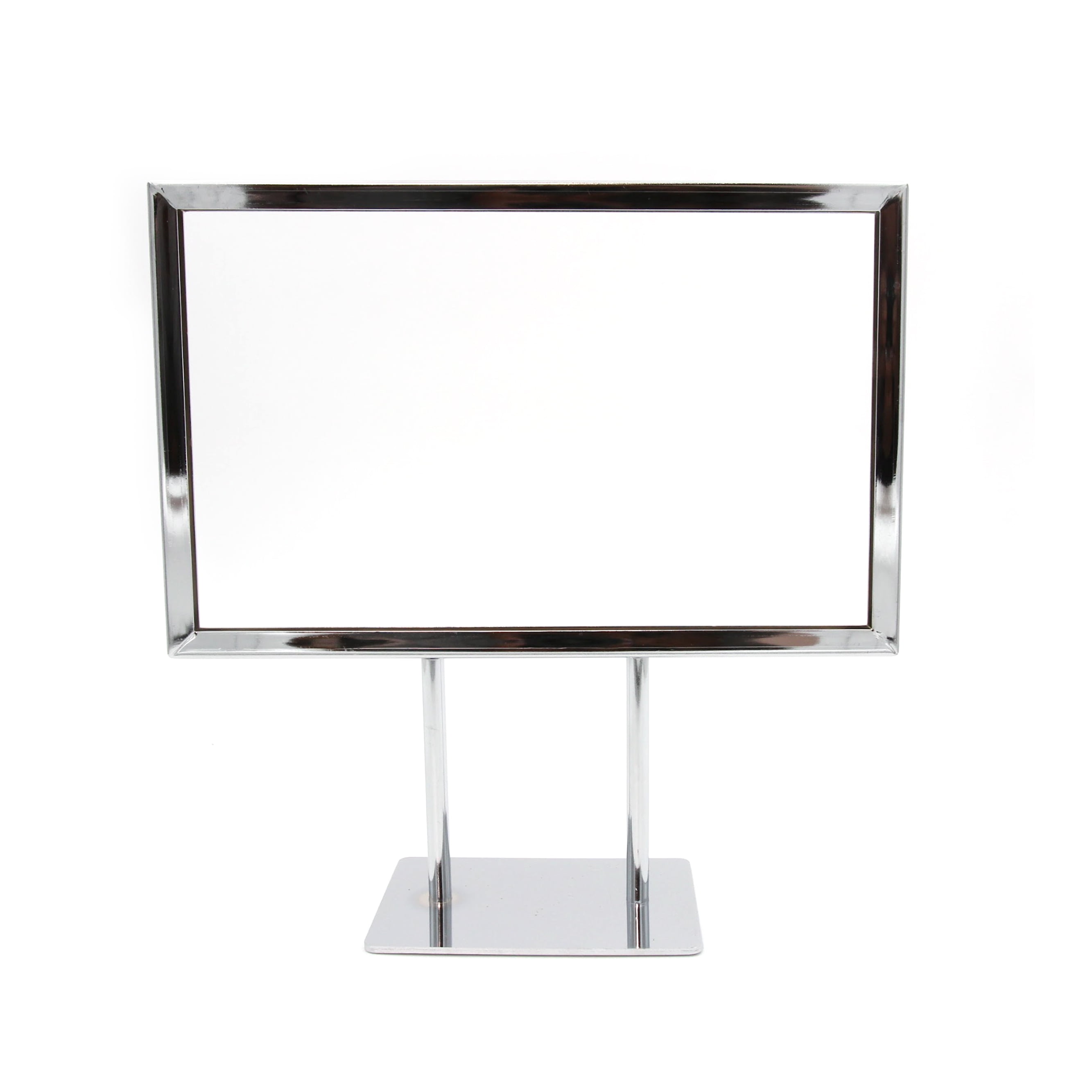 SSWBasics 7 x 11 inch Twin Stem Metal Countertop Sign Holder - 11 1/4"H ...