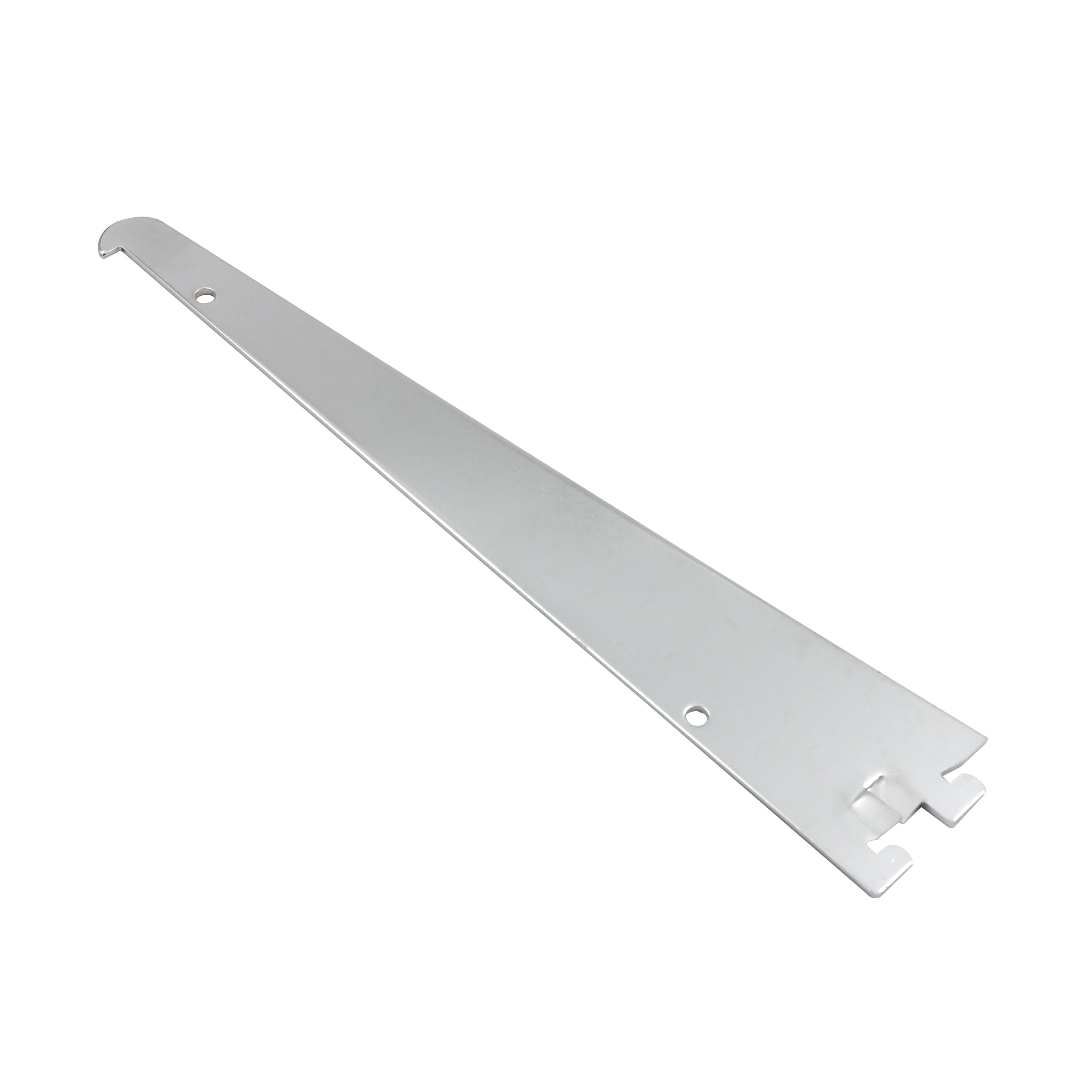 SSWBasics 8 inch Chrome Metal Shelf Bracket for Slotted Standard - ½ ...