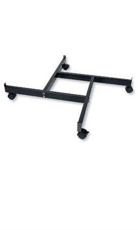 SSWBasics Black 4-Way Grid Base with Casters (Use with existing 3” on ...
