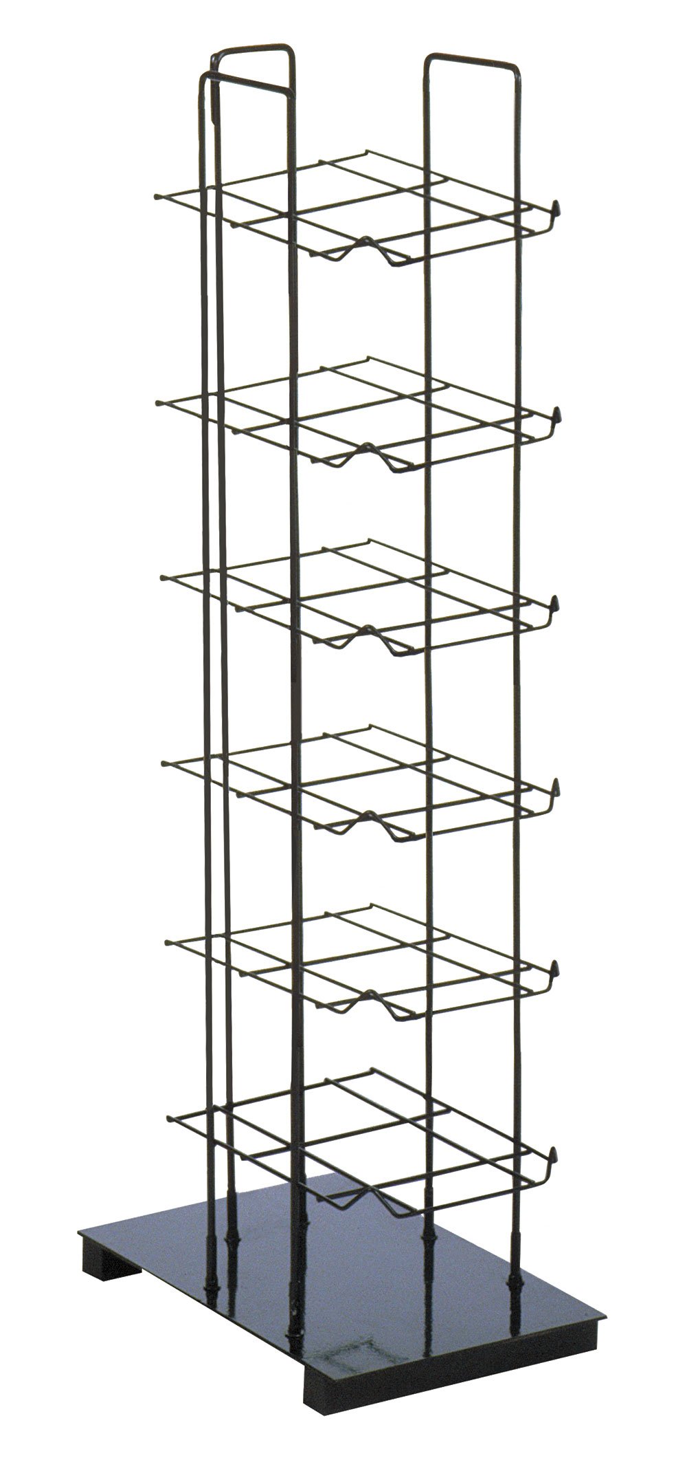 SSWBasics Black Countertop Hat Display Stand - (Holds up to 36 Caps ...