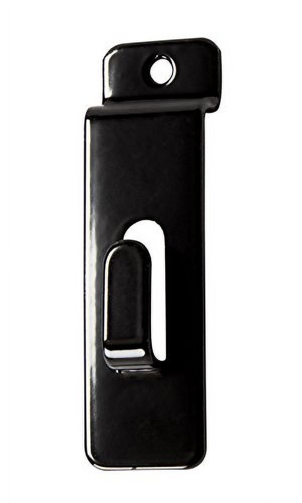 Black Notch Hook for Slatwall - Pack of 25- Black Notch Hook for ...