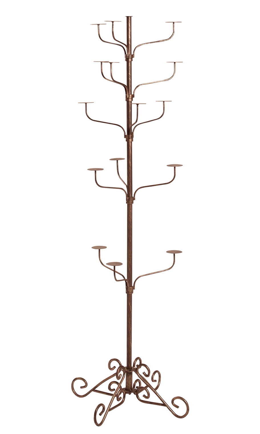 SSWBasics Boutique Cobblestone 5-Tier Hat Display Stand 72"H Hat Rack Stand Holds 15 Hats ...