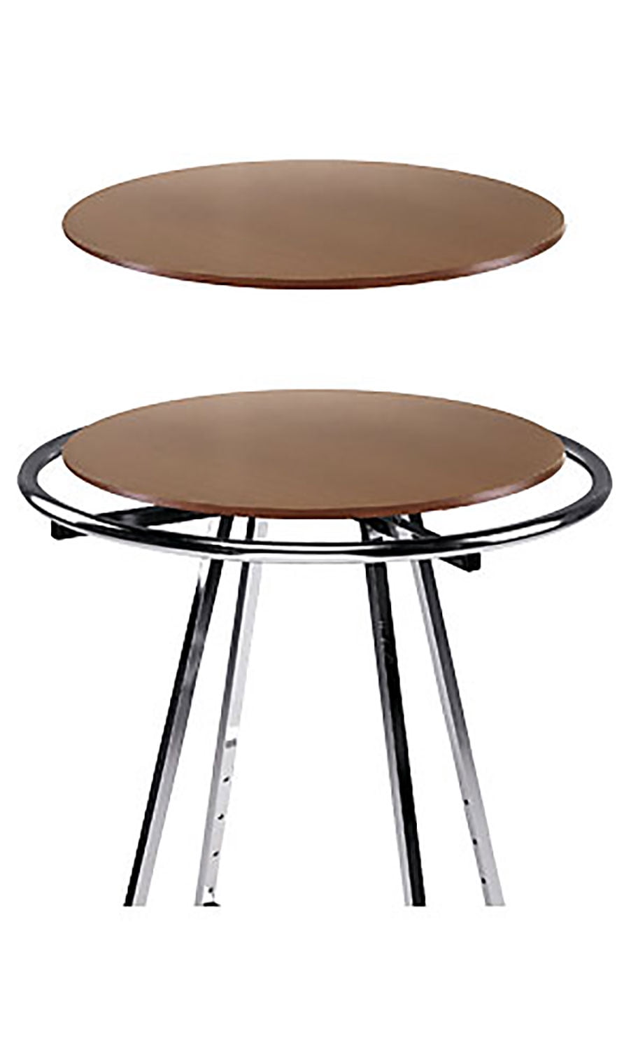 SSWBasics Cherry Wood Topper for Round Clothing Racks (30" Diameter ...