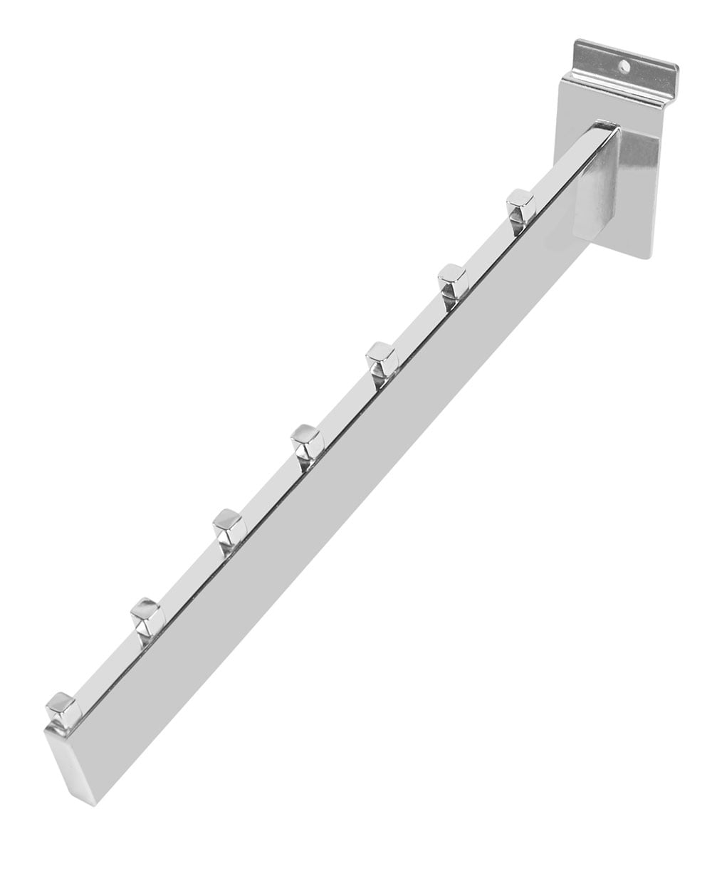 SSWBasics Chrome 7-Cube Dimensional Waterfall for Slatwall - Pack of 10 ...