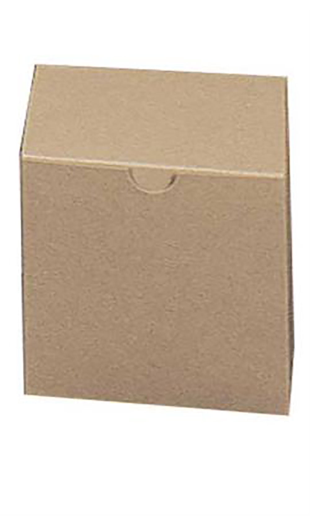 SSWBasics Gift Boxes (4"L x 4"W x 4"D) - Kraft - Case of 100- gift ...