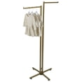 SSWBasics Gold 2-Way Clothing Rack with Straight Arms - Walmart.com