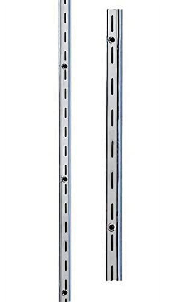 SSWBasics Heavy Duty 4 Foot Chrome Slotted 1 inch Slots 2 inch on ...