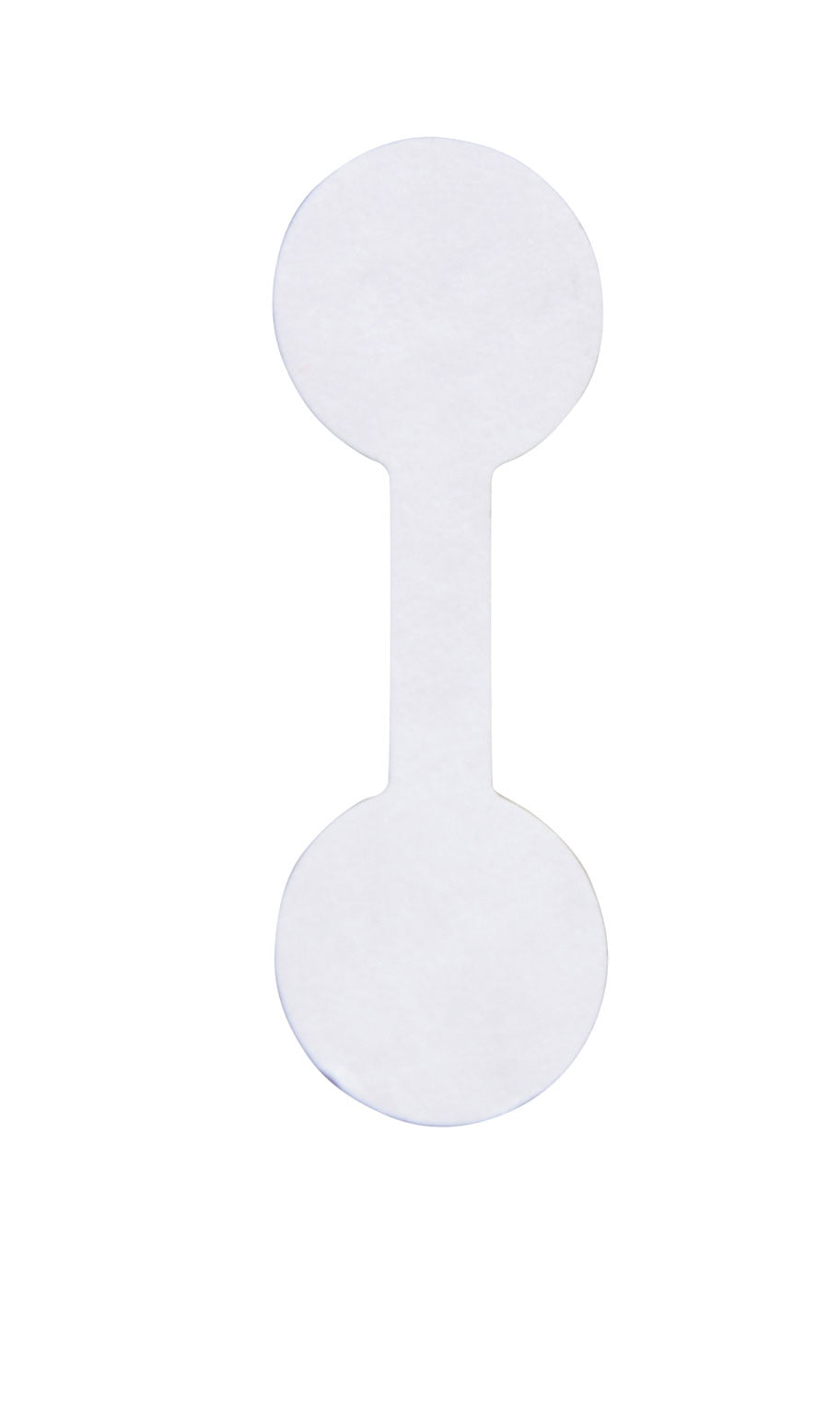 SSWBasics Large White Gummed Ring Price Tags - 1 3/4”L with 1/2” Area ...