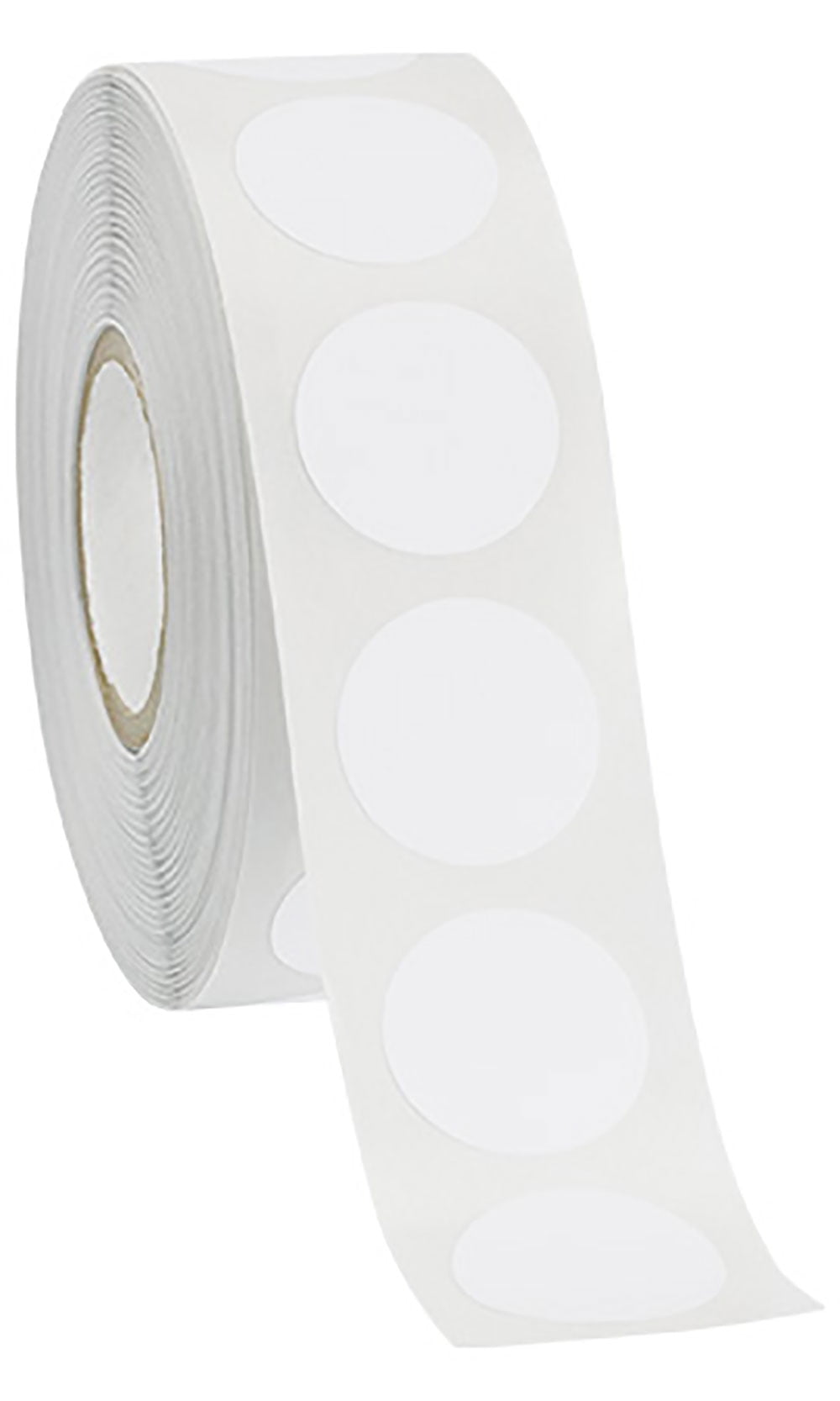 SSWBasics Self-Adhesive White Labels/Stickers - Roll of 1000- White ...