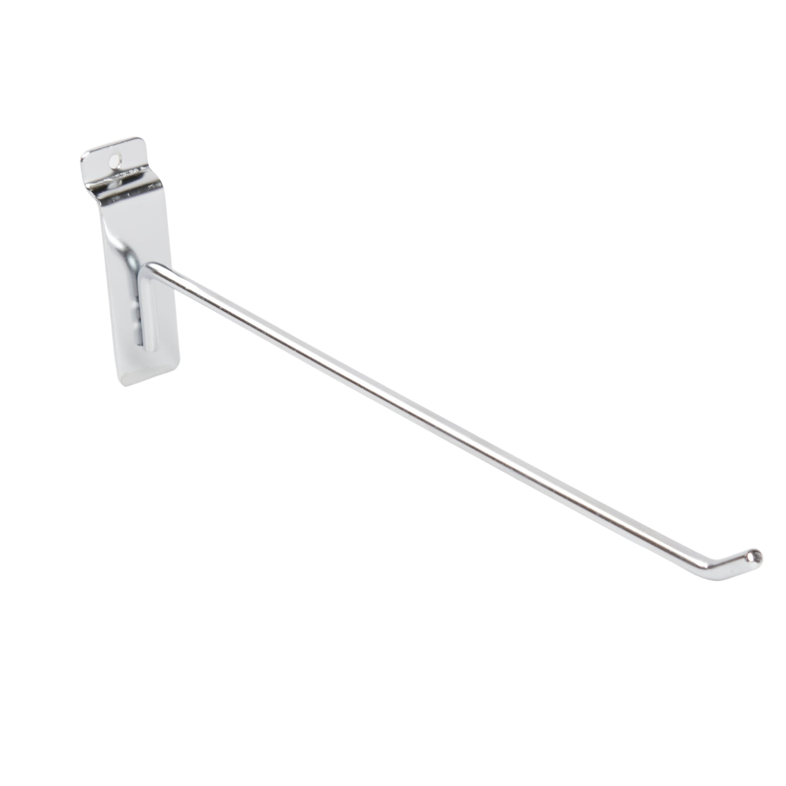 SSWBasics Slatwall Accessories - 12" Chrome Hooks for Slat Wall ...