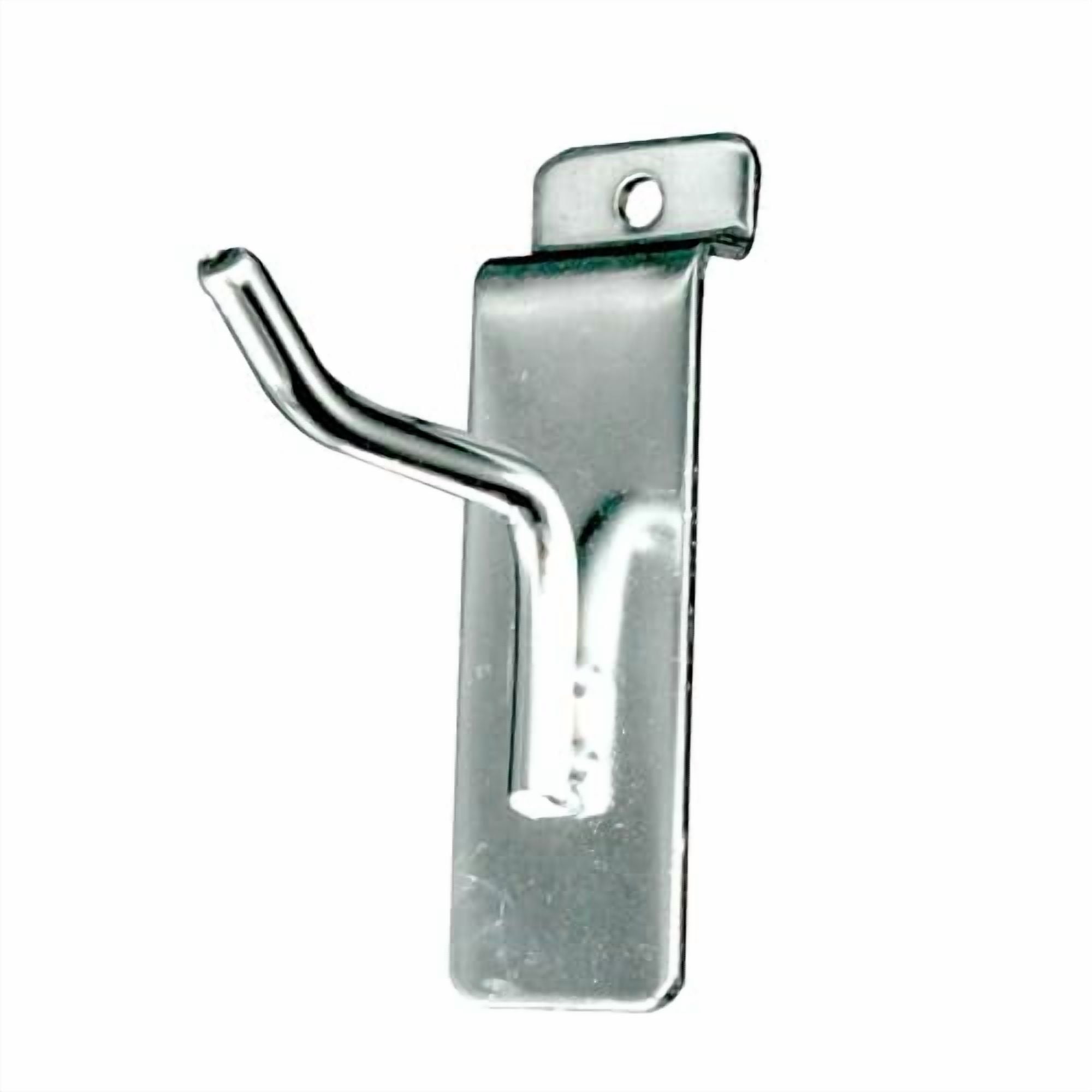 SSWBasics Slatwall Accessories 2 Chrome Slatwall Hooks Pack of 25 ...