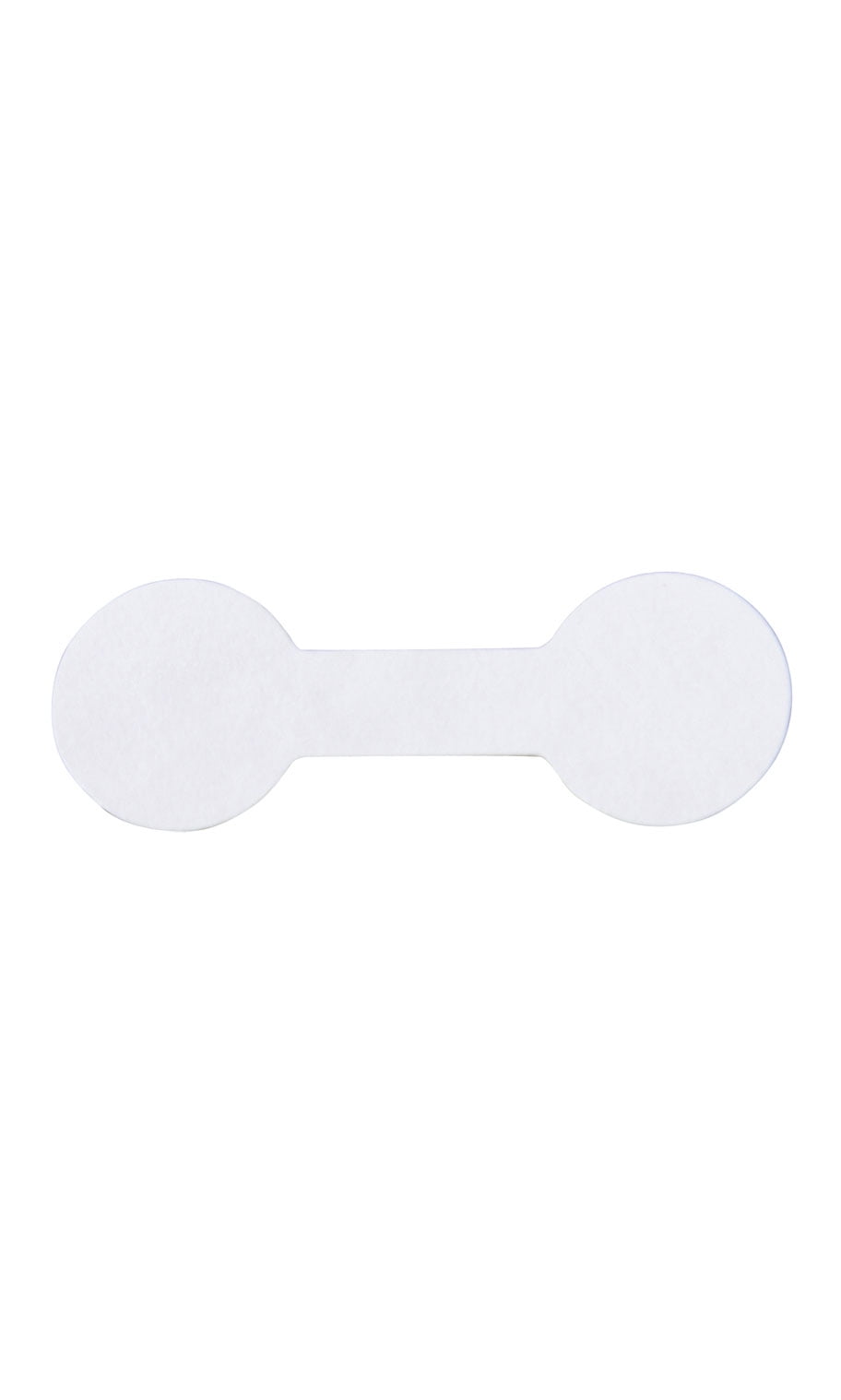 SSWBasics Small White Gummed Ring Price Tags - 1 ¼”L with 7/16” Area ...