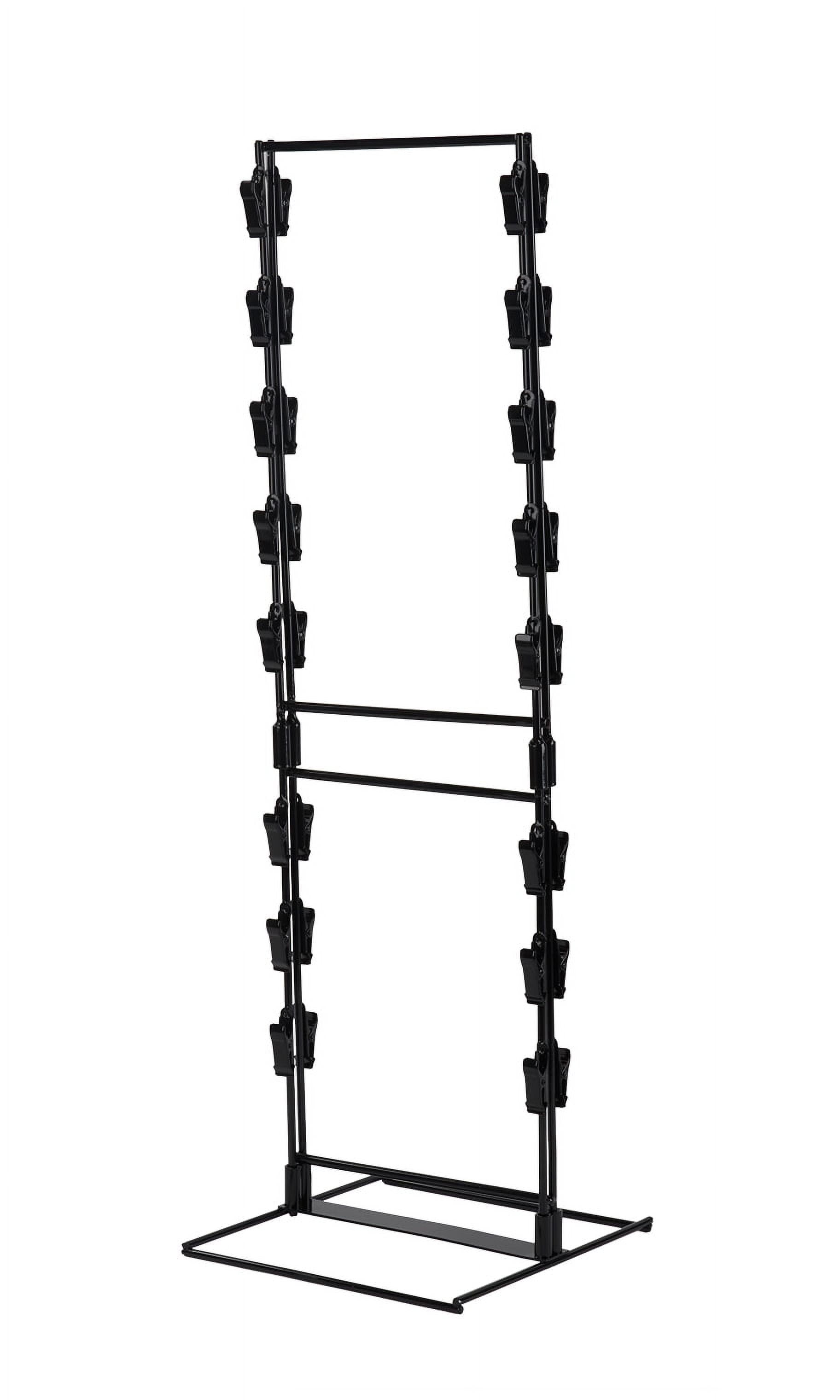 SSWBasics Black Countertop Chip Rack Display Stand – 32 Clips (9"W x 10 ...