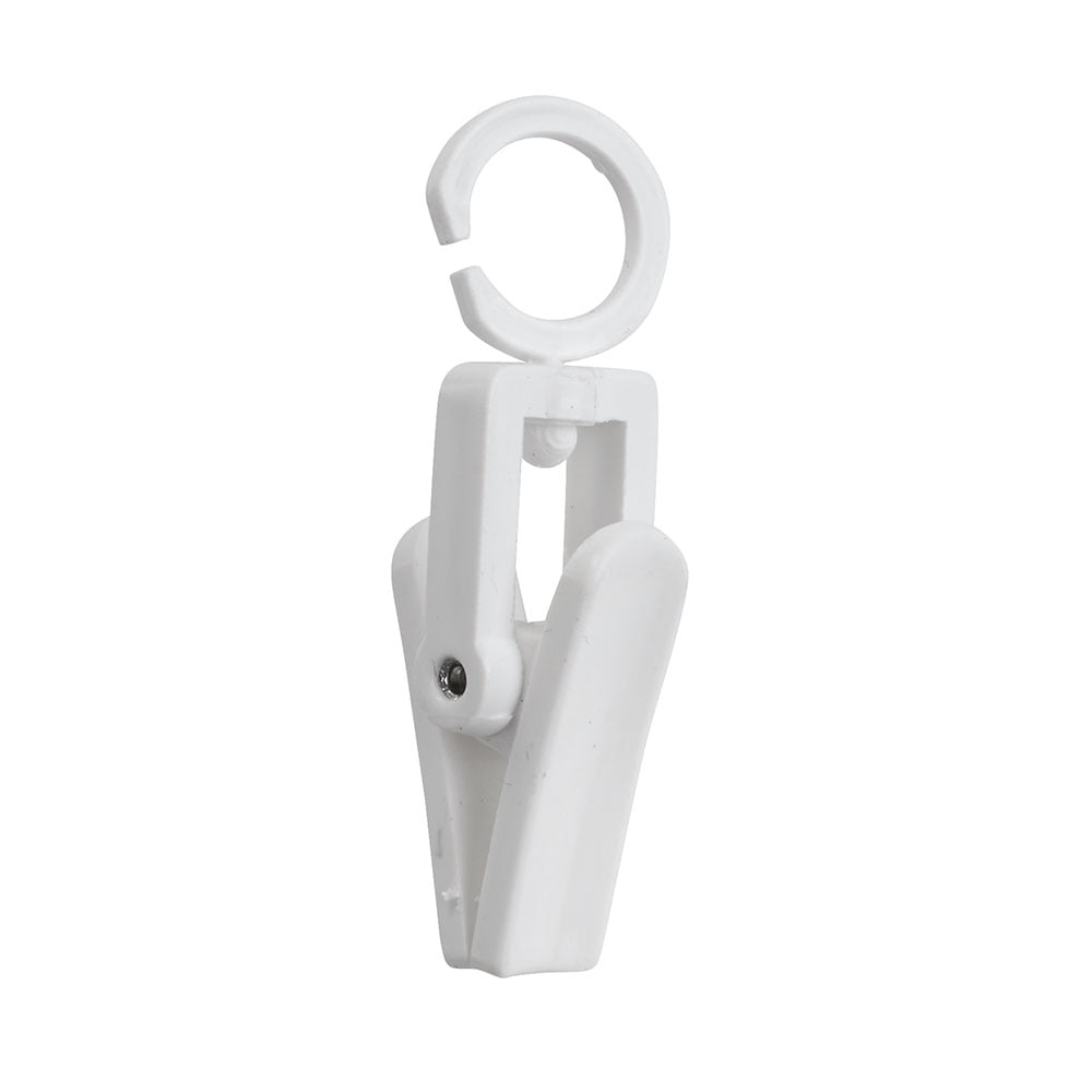 SSWBasics White Plastic Swivel Clips - Pack of 50 - Walmart.com