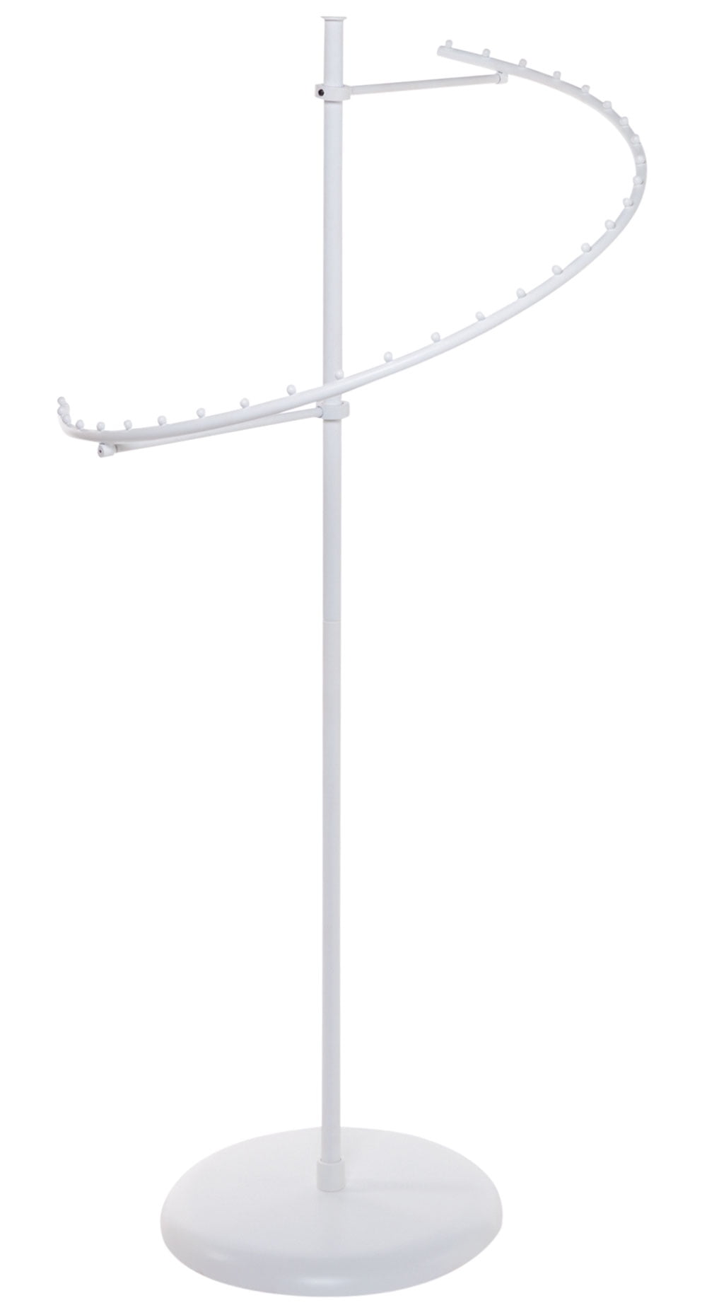 Free Shipping! White Spiral Clothing Rack - 29 Ball - Walmart.com ...