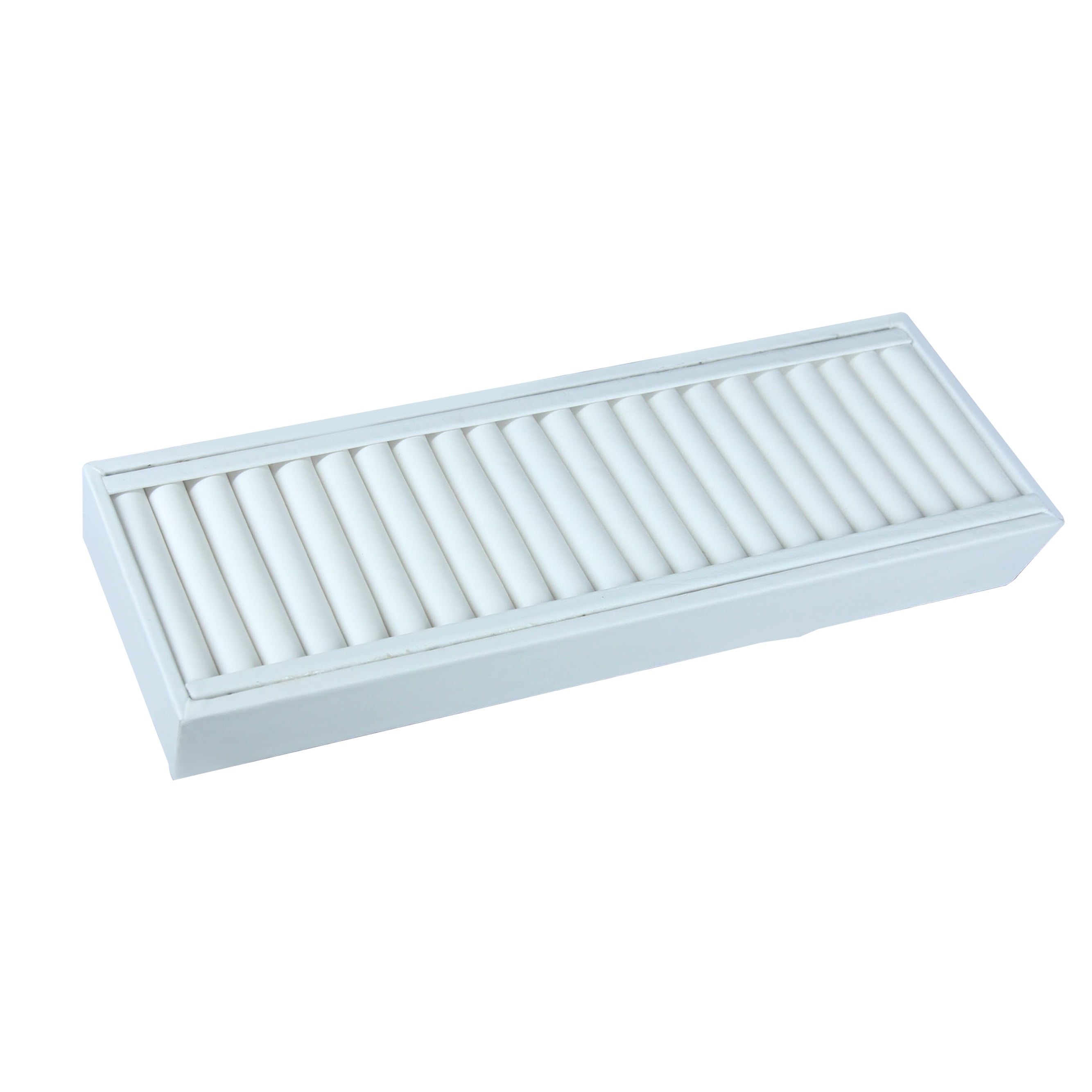 SSWBasics White Velvet Jewelry Trays for Display - Bracelet Tray with ...