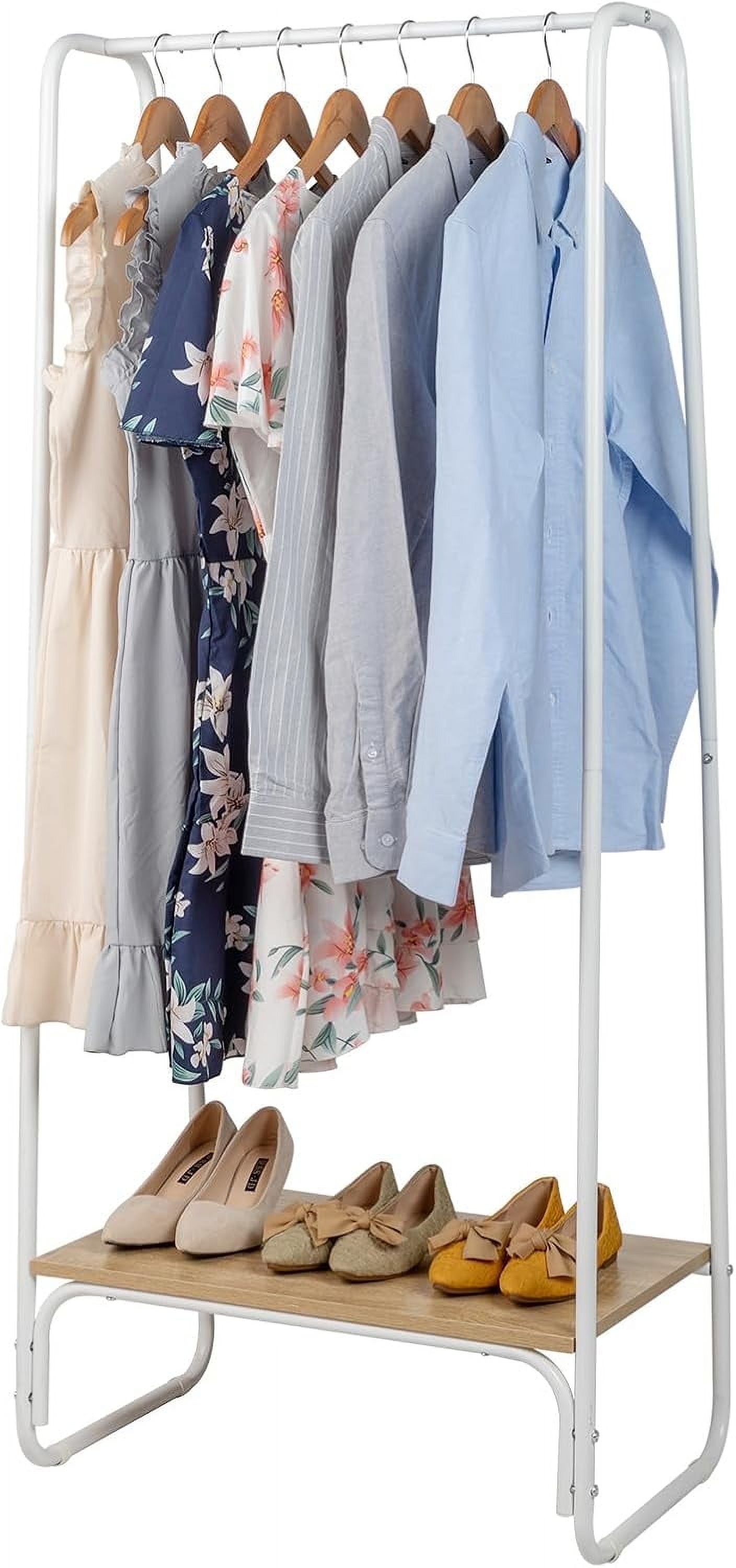 SSYBAB Clothes Rack Clothing Rack, Freestanding Garment Rack Coat ...