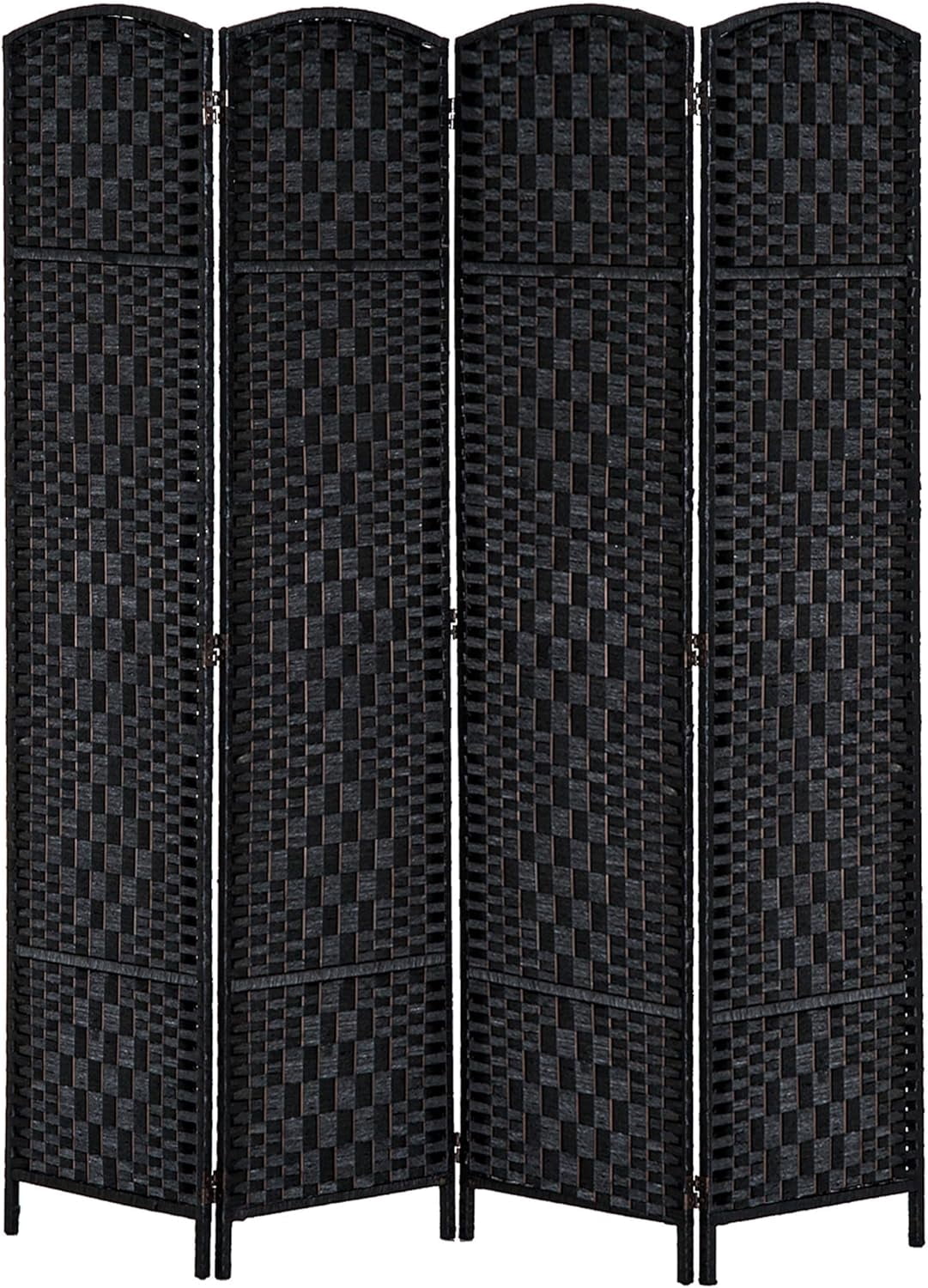 SSYBAB Room Divider 4 Panels Folding Privacy Screen 6FT Tall Portable ...