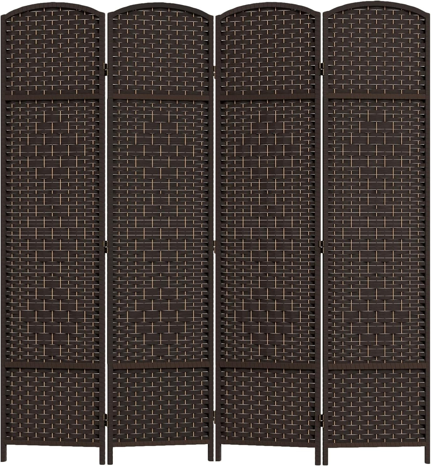 SSYBAB Room Divider Room Screen Divider Wooden Screen Folding Portable ...