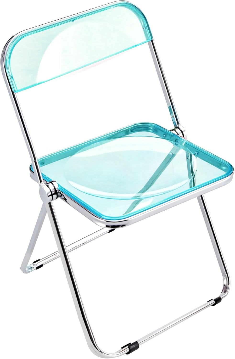 SSYBAB Transparent Acrylic Folding Chairs, Clear Modern Acrylic Chairs ...
