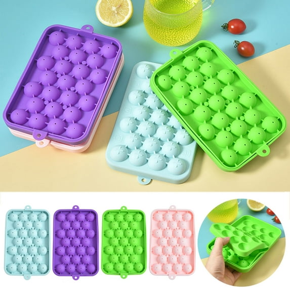 SSZMDLB 4Pcs Ice Cream Maker Mold, Ice Cream Maker, Silicone Ice Ball ...