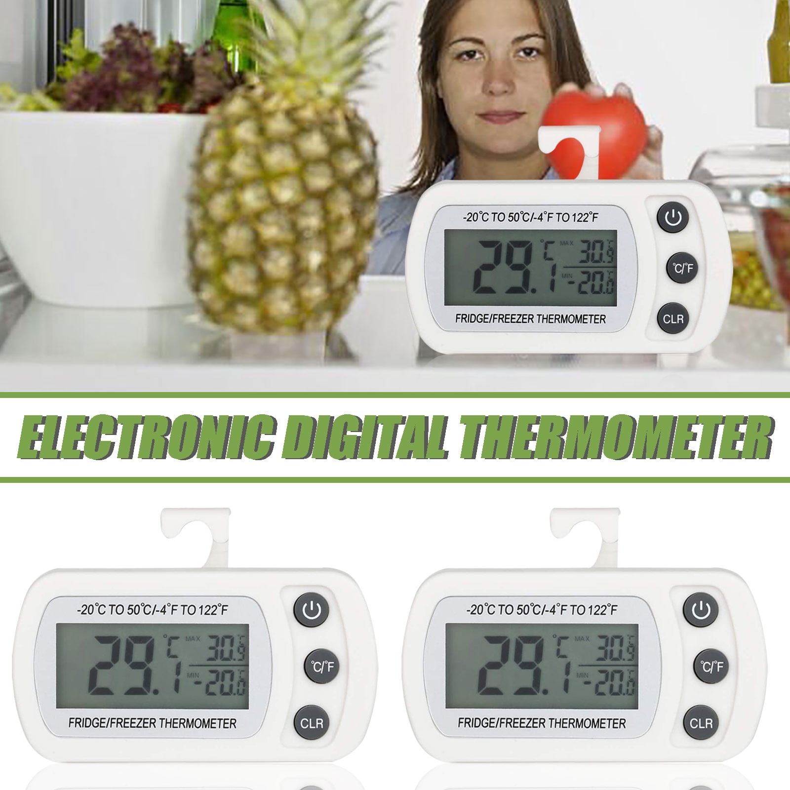 SSZMDLB under $5 1Pcs Refrigerator Thermometer, Digital Thermometer ...