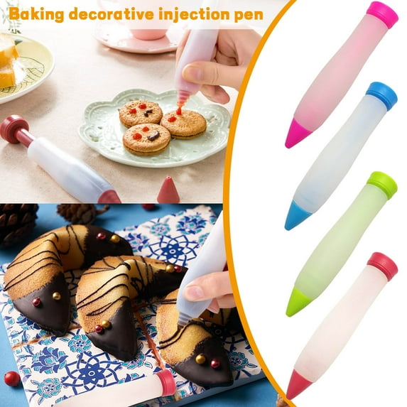 SSZMDLB under $5 4Pcs Cake Decorating Pen, Cake Decorating Pens, Icing ...