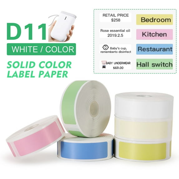 SSZMDLB under $5 5Pcs Thermal Label Paper, Thermal Label Paper ...