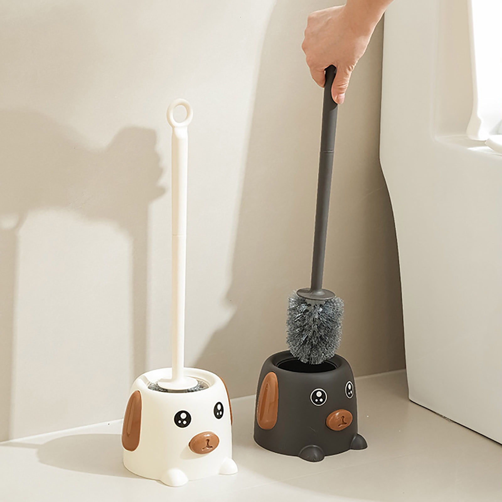 SSZMDLB under $5 Bathroom Cleaning Tools, No Dead Corner Toilet Brush ...