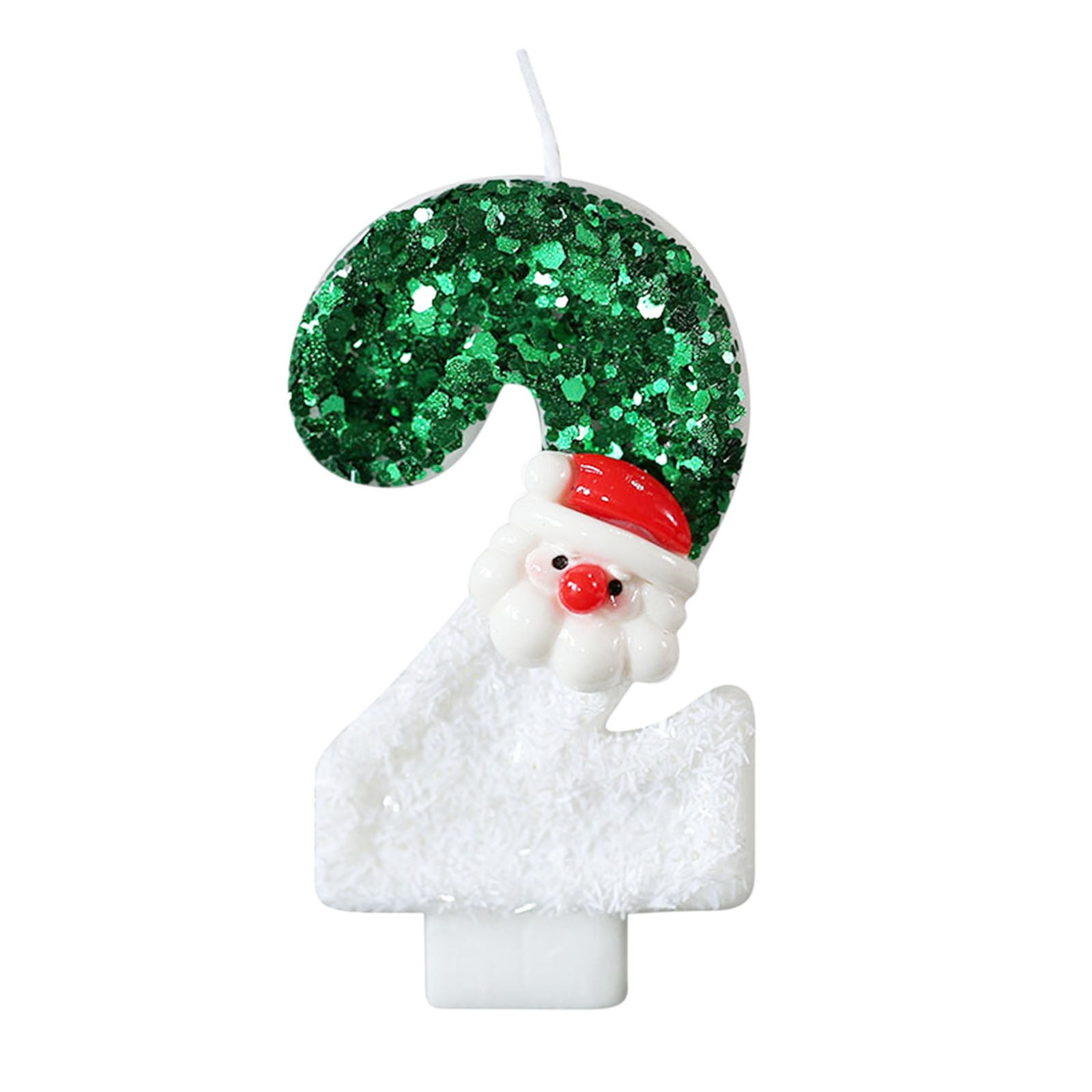 SSZMDLB under $5 Christmas Candle, Christmas Candle, Santa Claus Number ...
