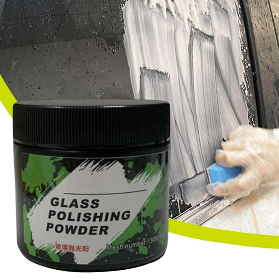 SSZMDLB under $5 Glass Polish, Auto Glass Polishing Powder, Windshield Scratch Removal Powder ...